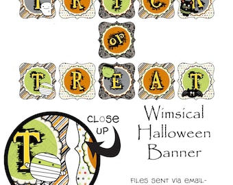 HALLOWEEN Party Printables Trick or Treat Halloween Theme - Etsy