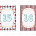 Printable Vintage Circus Table Numbers 1 Through 22 - Etsy