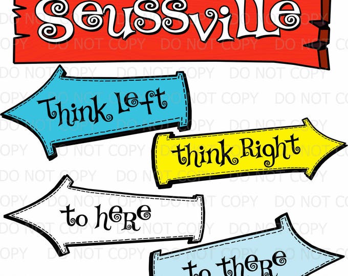 Printable DIY Direction Party Right Left Sign and Arrows - Etsy