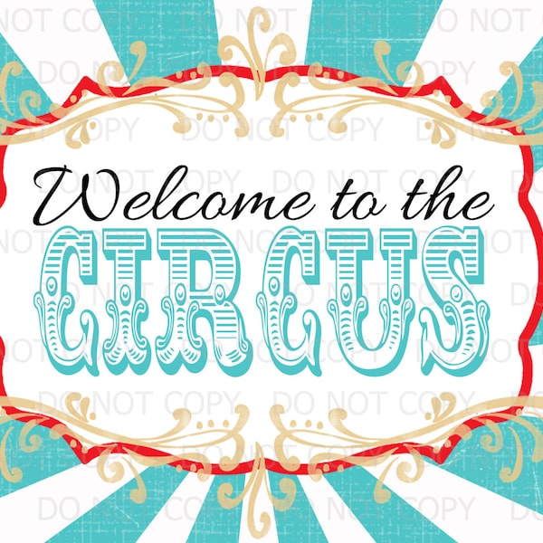 Circus Sign - Etsy
