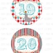 Printable Diy Vintage Circus Table Numbers 17 Through 26 - INSTANT ...