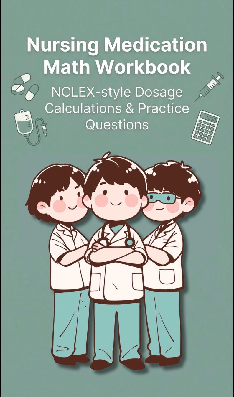 Dosage Calculations Cheat Sheet for Nurses | NCLEX Medication Math ...