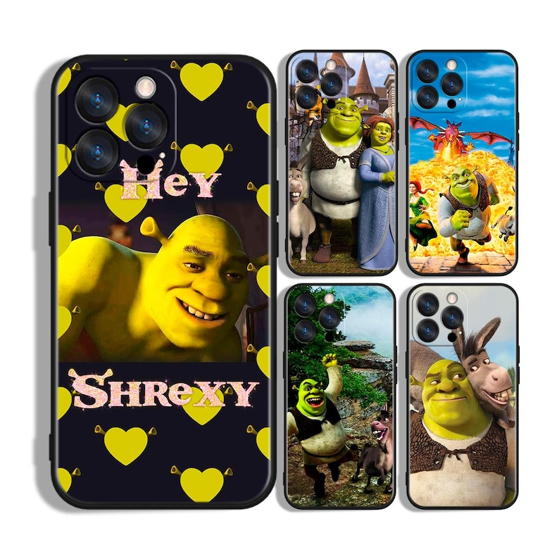 Shrek Cartoon Movie Fairy Tale Saga Custom Protective Phone Case ...