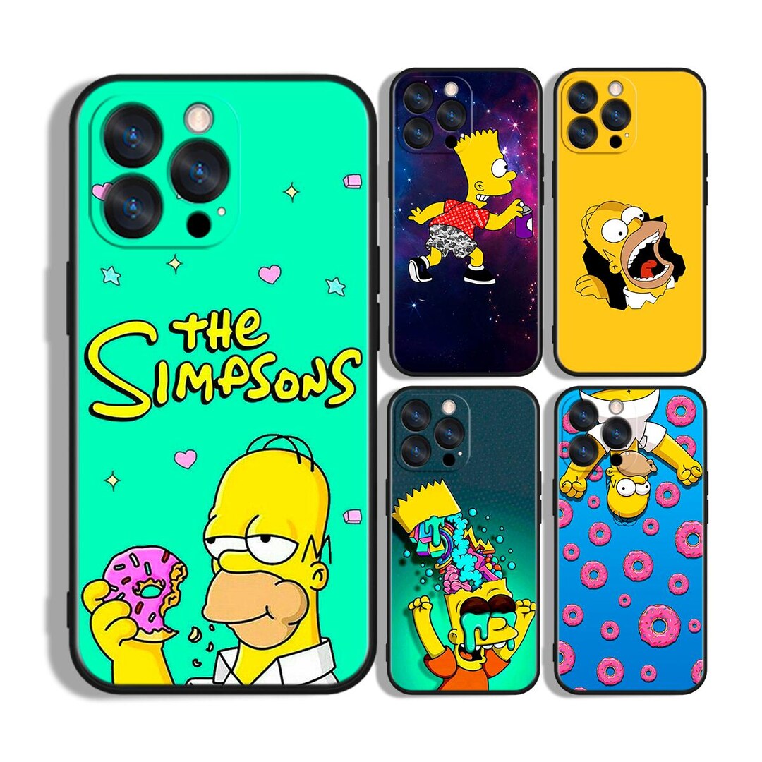 Simpsons Retro Pop Art Design Custom Protective Phone Case ~ Compatible ...