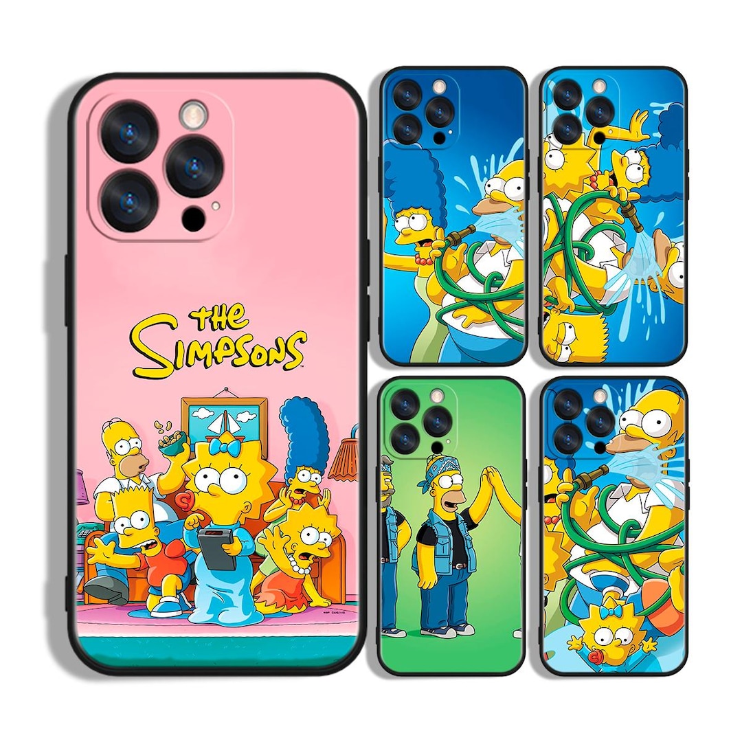 Simpsons Cartoon Classic Comedy Protective Phone Case ~ Compatible With ...