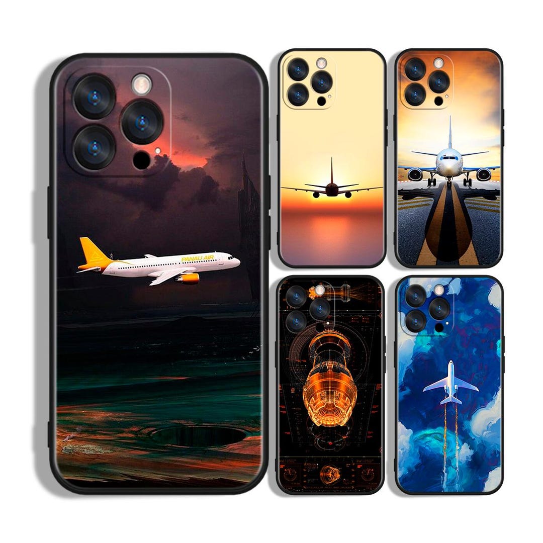 Airplane Jet Travel Vibes Custom Protective Phone Case ~ Compatible ...