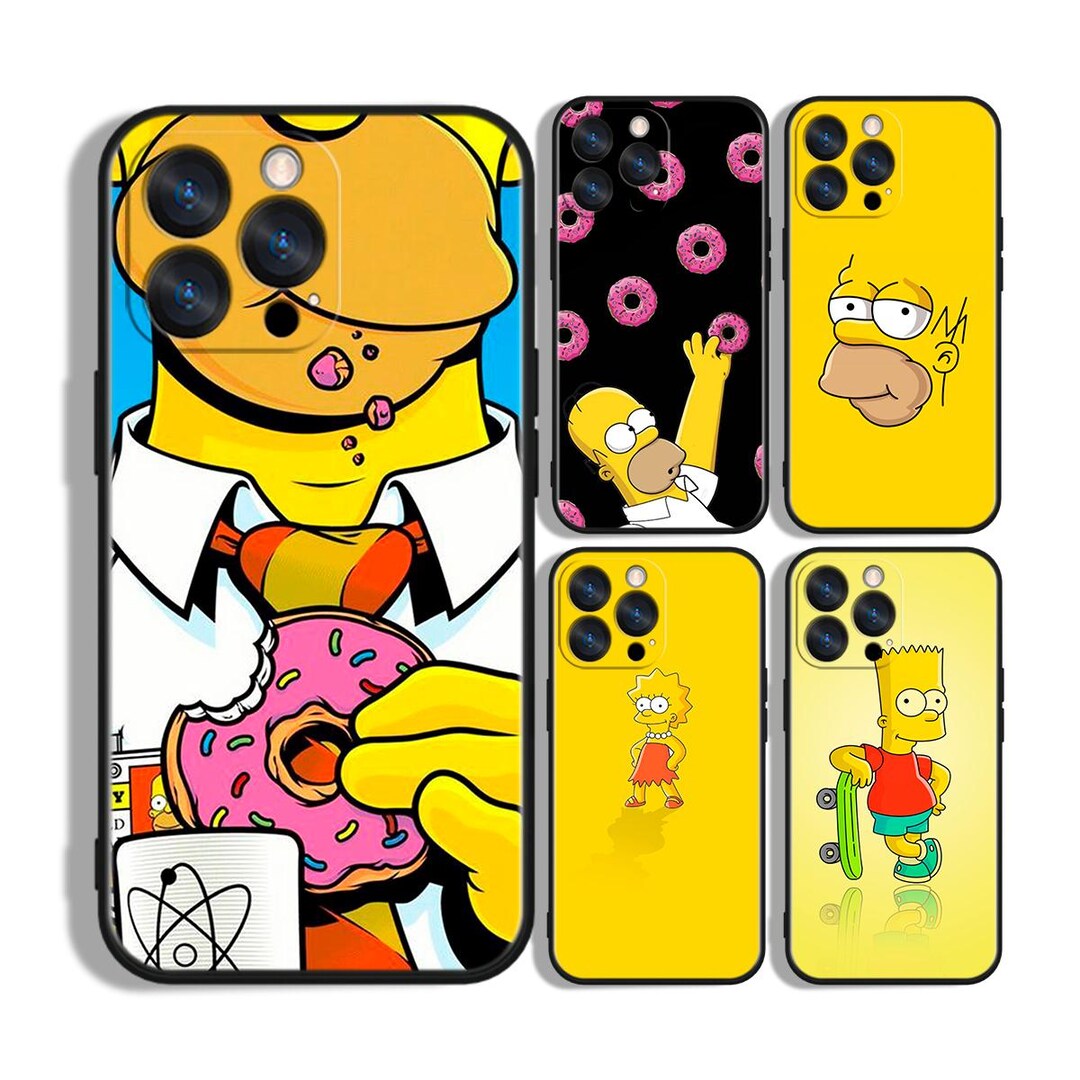 The Simpsons Inspired Cartoon Family Custom Protective Phone Case ...