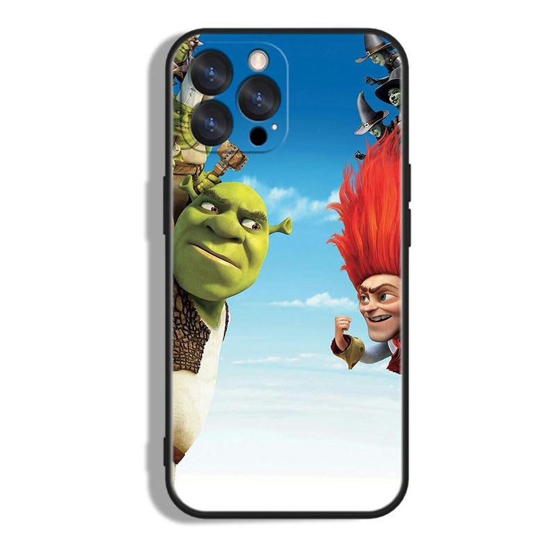 Shrek Cartoon Movie Fairy Tale Saga Custom Protective Phone Case ...