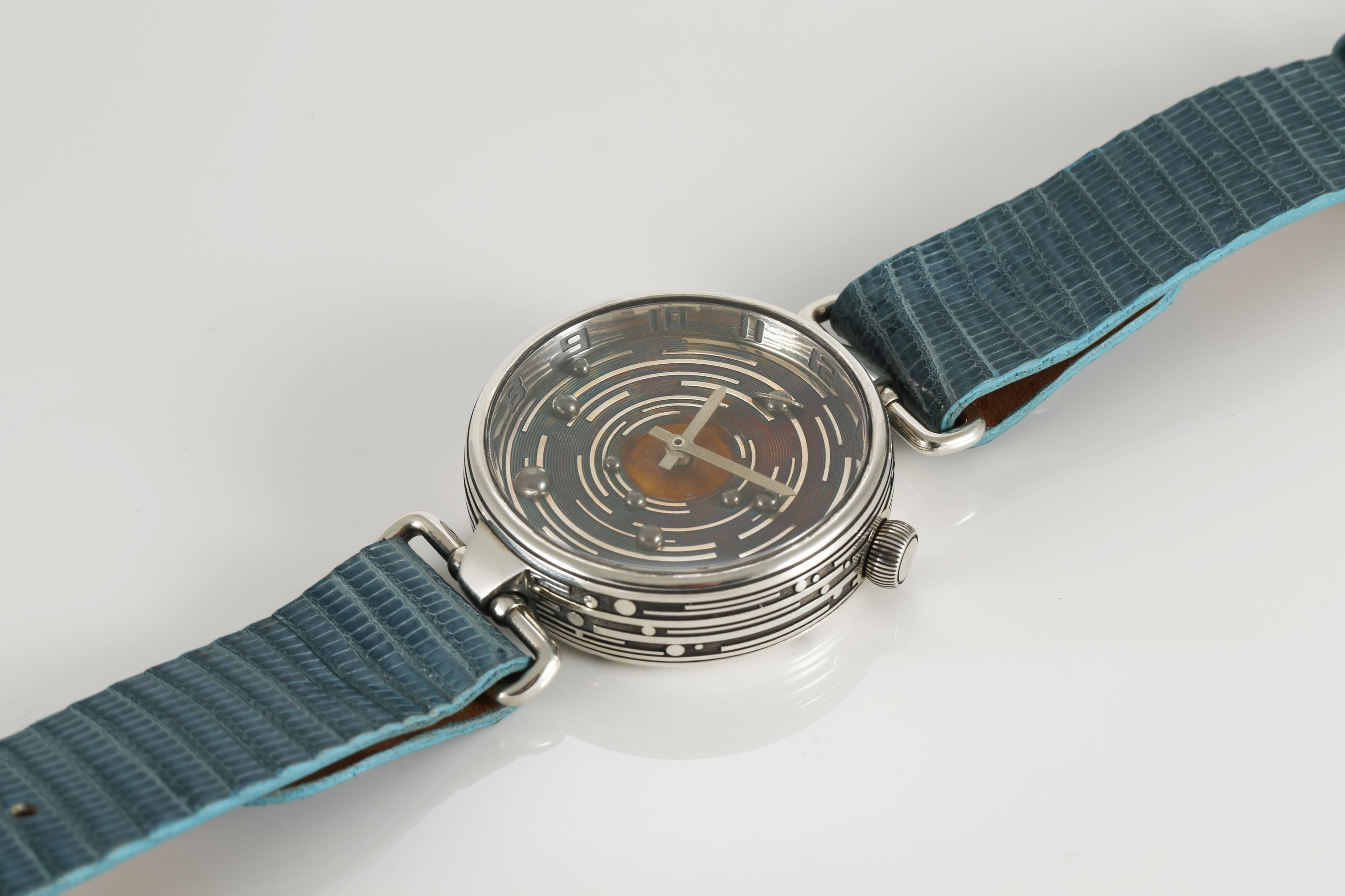 Sterling Silver Solar System Watch: Galaxy Wristwatch, Mechanical or ...