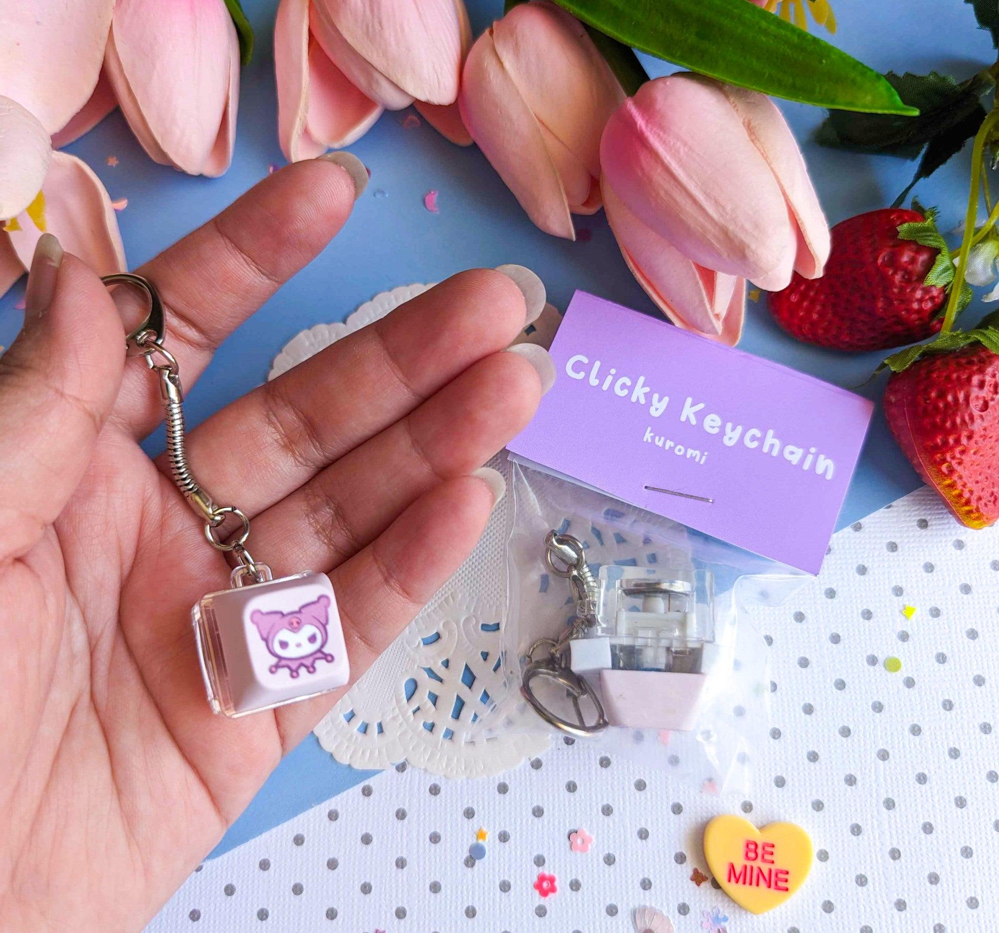 Clicky Key Cap Keychains - Etsy