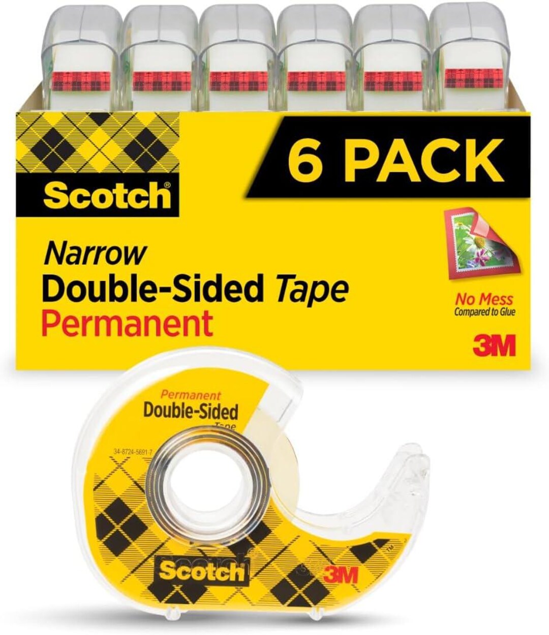 Scotch Double Sided Tape With Tape Dispenser, Office and School ...