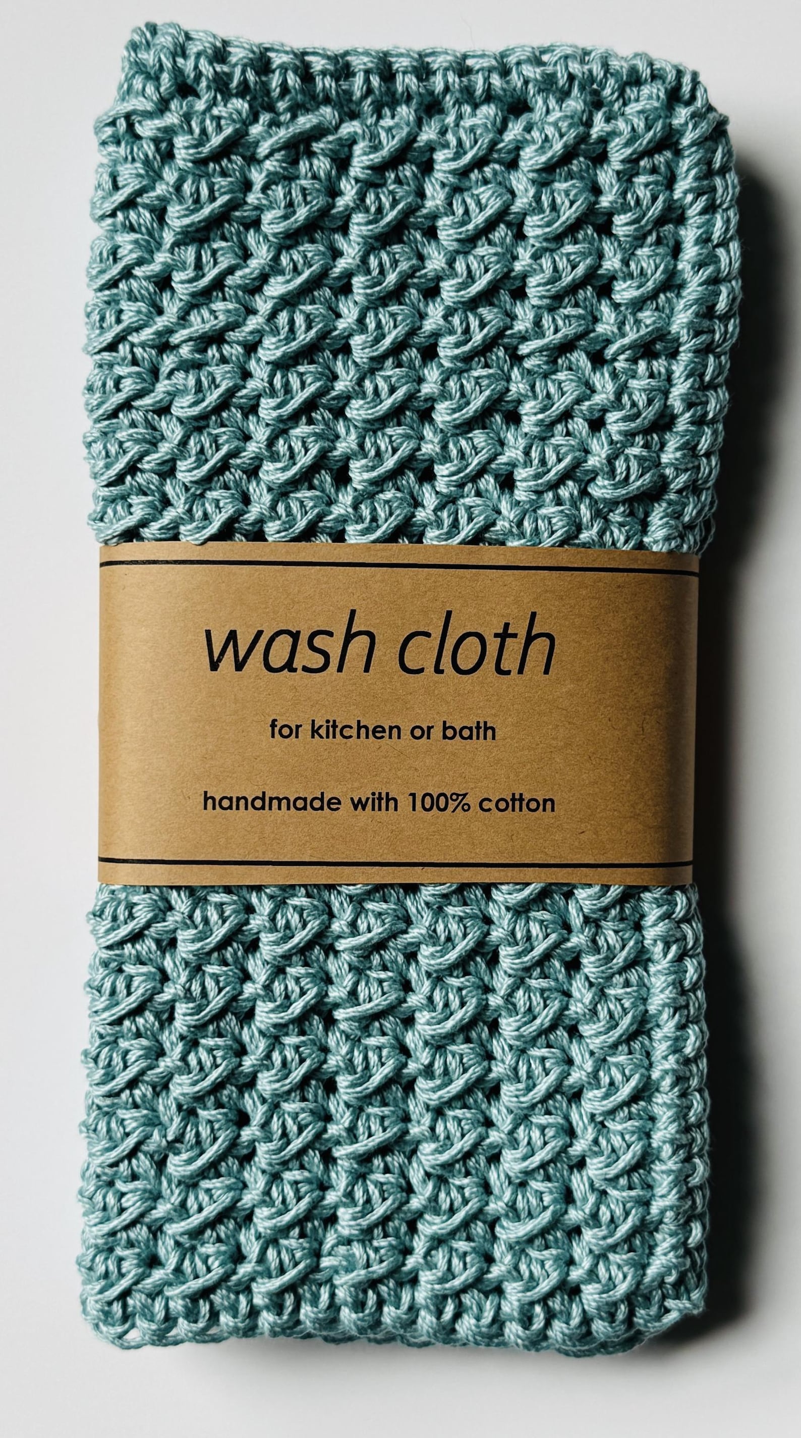 Textured Cotton Wash Cloths: Crocheted Dish & Face Cloth (package of ...