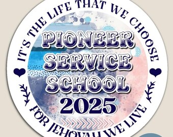 2025 Pioneer School Digital Sticker Design | English & Spanish ...