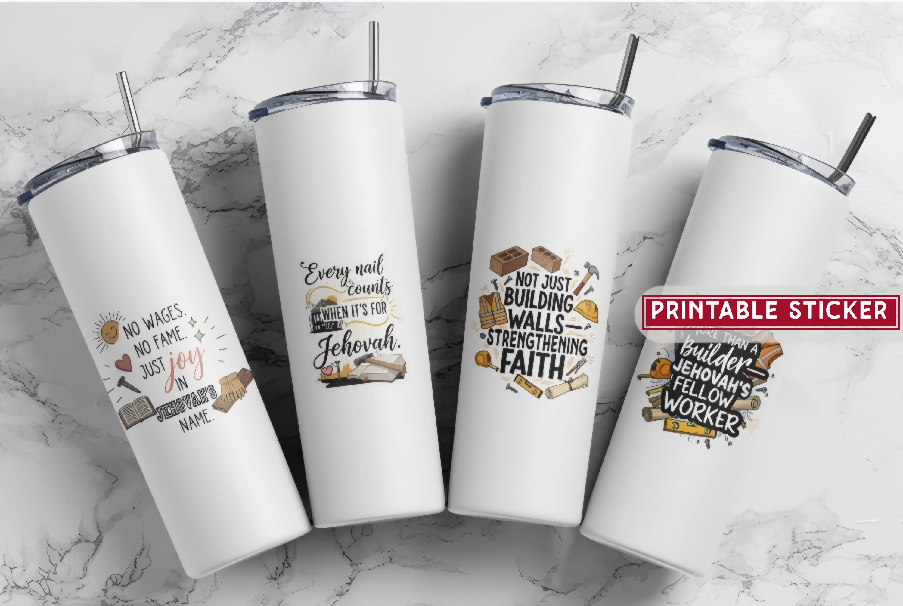 JW LDC Clipart Bundle – 5 Inspirational Png Designs, Local Design ...