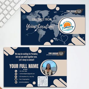 Editable & Personalized JW Contact Card Template, JW Special Convention ...