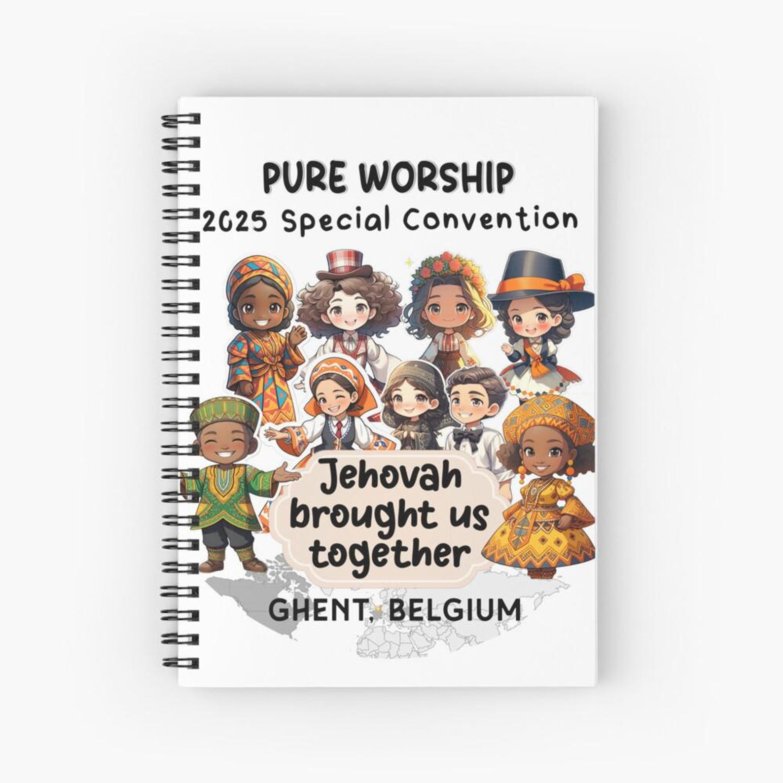 2025 Special Convention Pure Worship | Printable Pin & Sticker Design ...