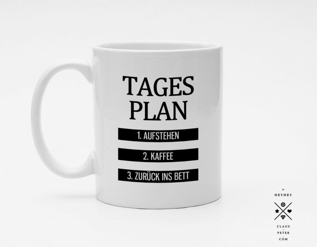 Saying Cup Daily Schedule Cool Cup Coffee Cup Chaotic - Etsy