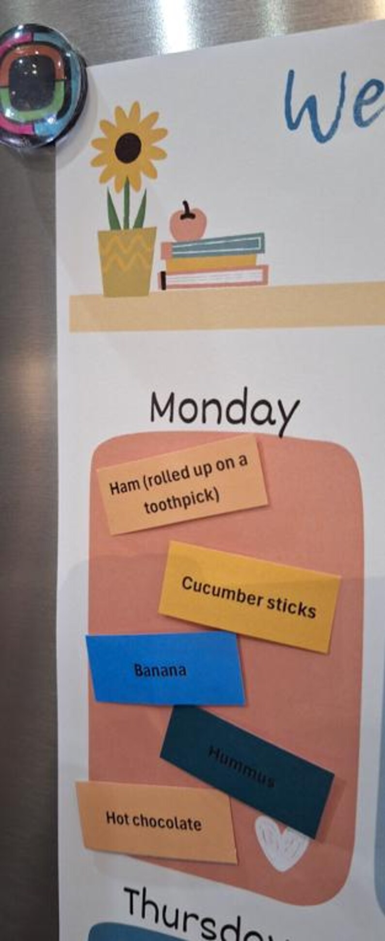 Kids, Planner, Lunch, Fun, Picky Eater, School, Printable, Downloadable ...