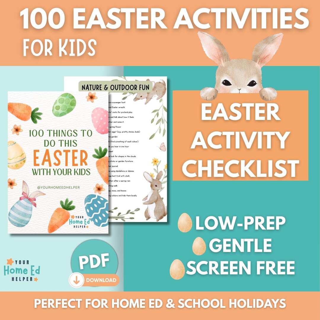 100 Easter Activities for Kids | Printable Easter Pack | Games ...