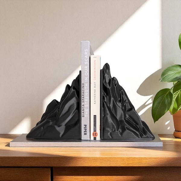 Mountain Bookends - Etsy