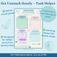 ADHD Executive Functioning Worksheets,adhd Worksheets,kids Teen Coping ...