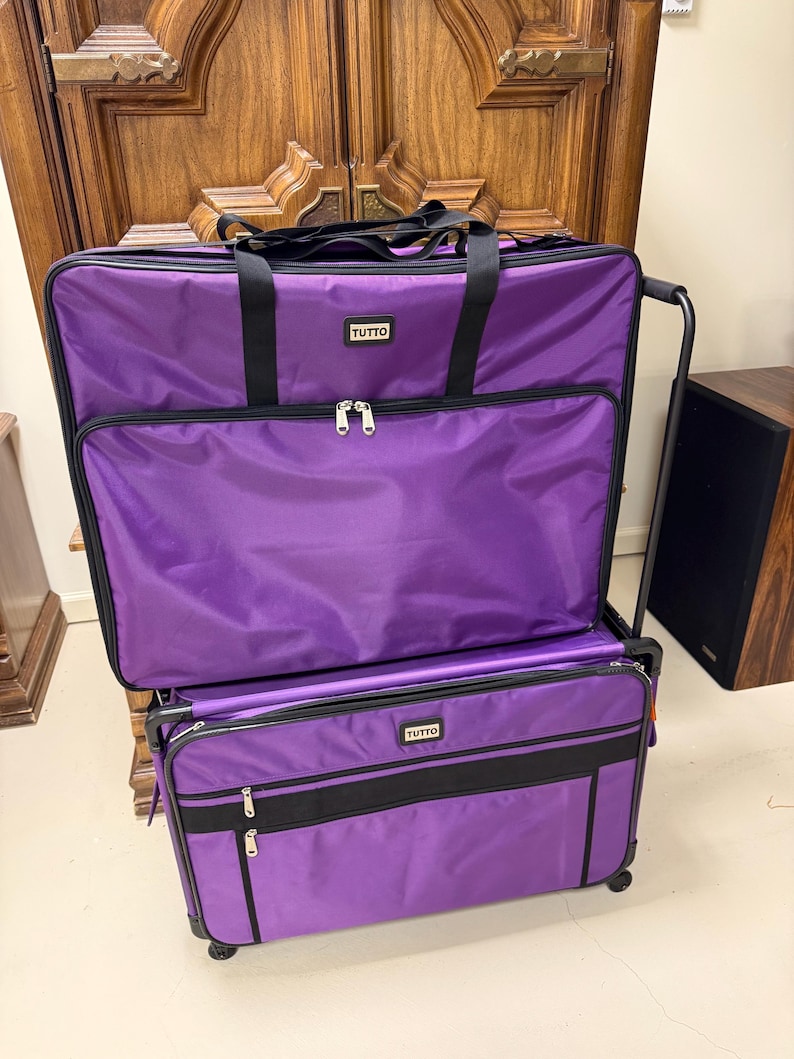 Tutto XXL Sewing Machine Trolley + Embroidery Arm Bag Set on Wheels - Etsy