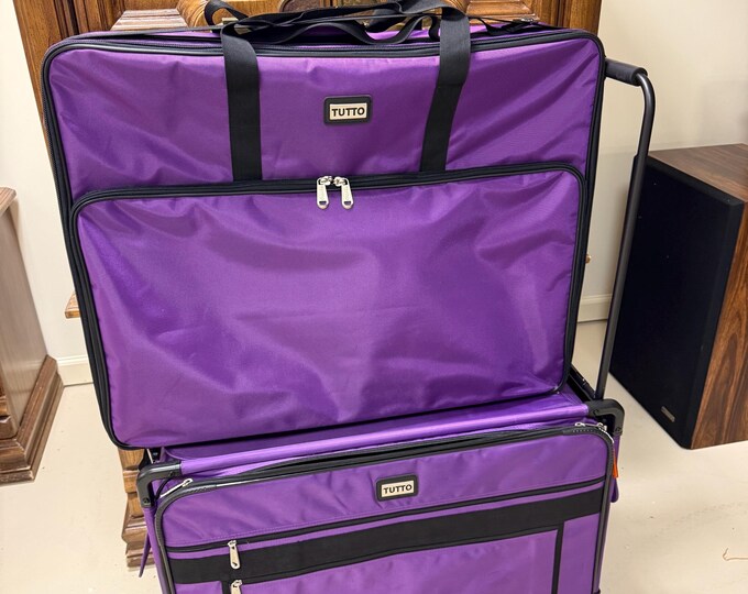 Tutto XXL Sewing Machine Trolley + Embroidery Arm Bag Set on Wheels - Etsy