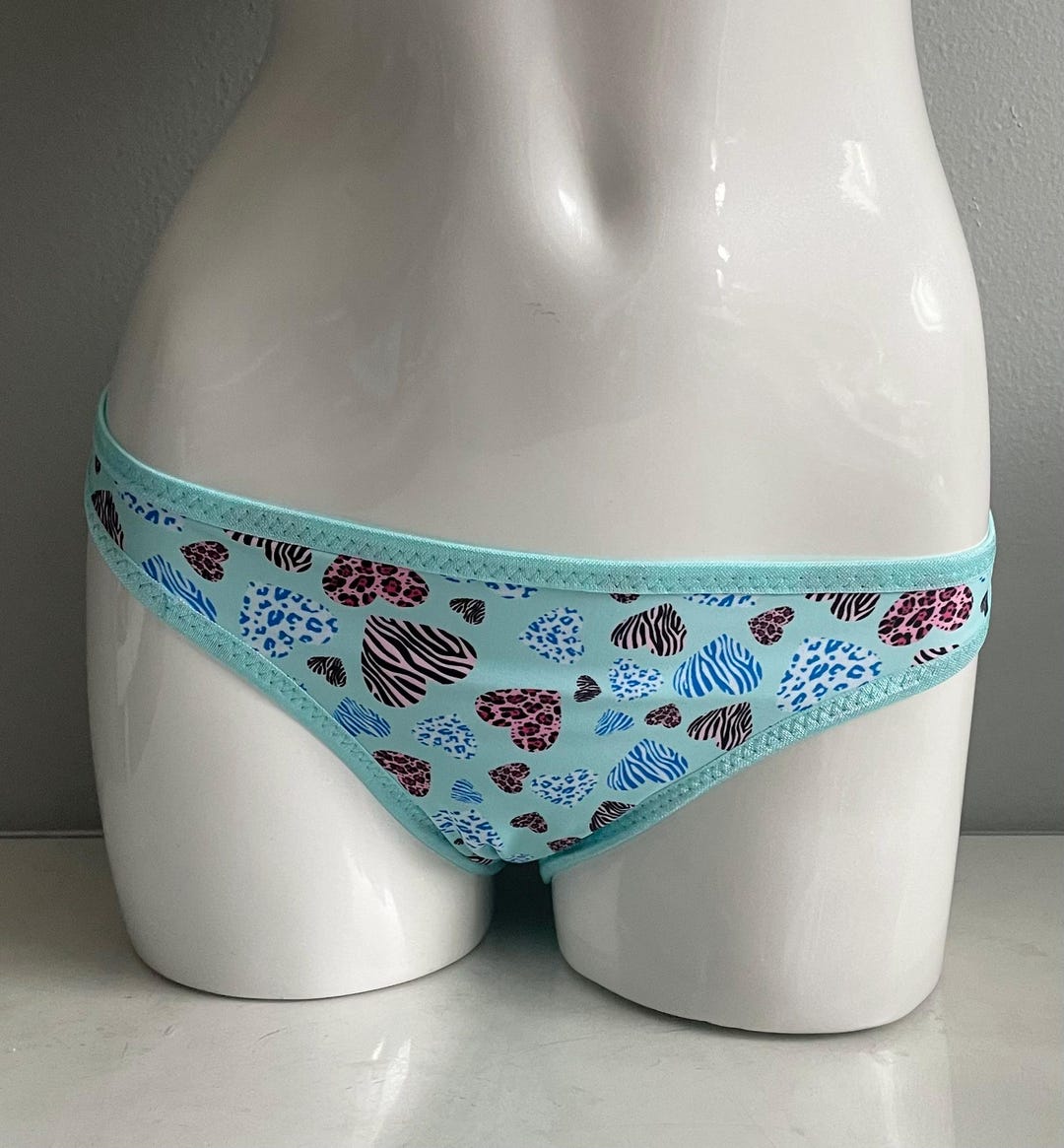 Leolines, LLC ™ Child Size C12 Bikini - Lycra Animal Hearts Print ...