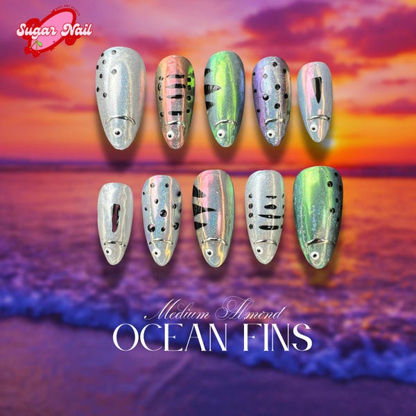 Fishing Lure Nails - Etsy