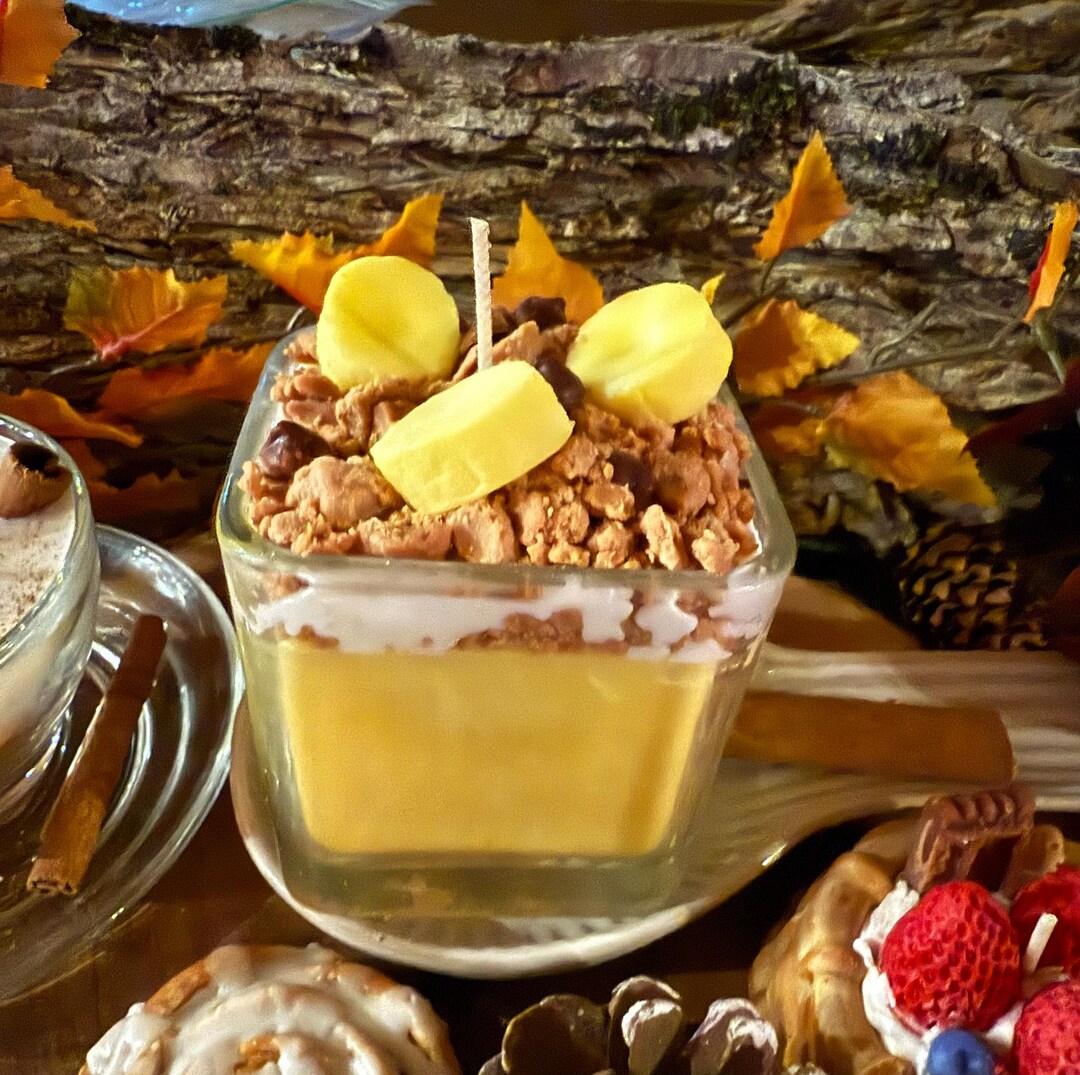 Banana Nut Parfait 12 Oz --hand Crafted- Made to Order- - Etsy
