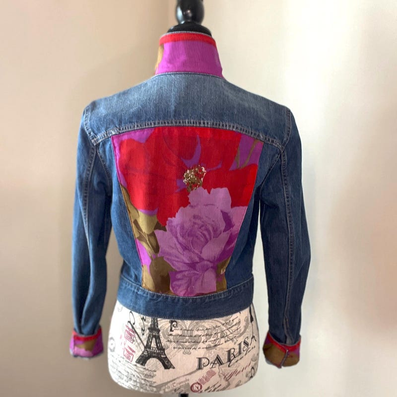Denim Scarf - Etsy