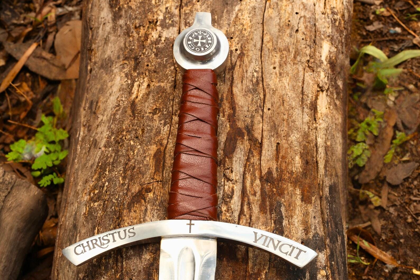 Faithkeeper Knights Templar Sword – Handmade Medieval Crusader Replica ...