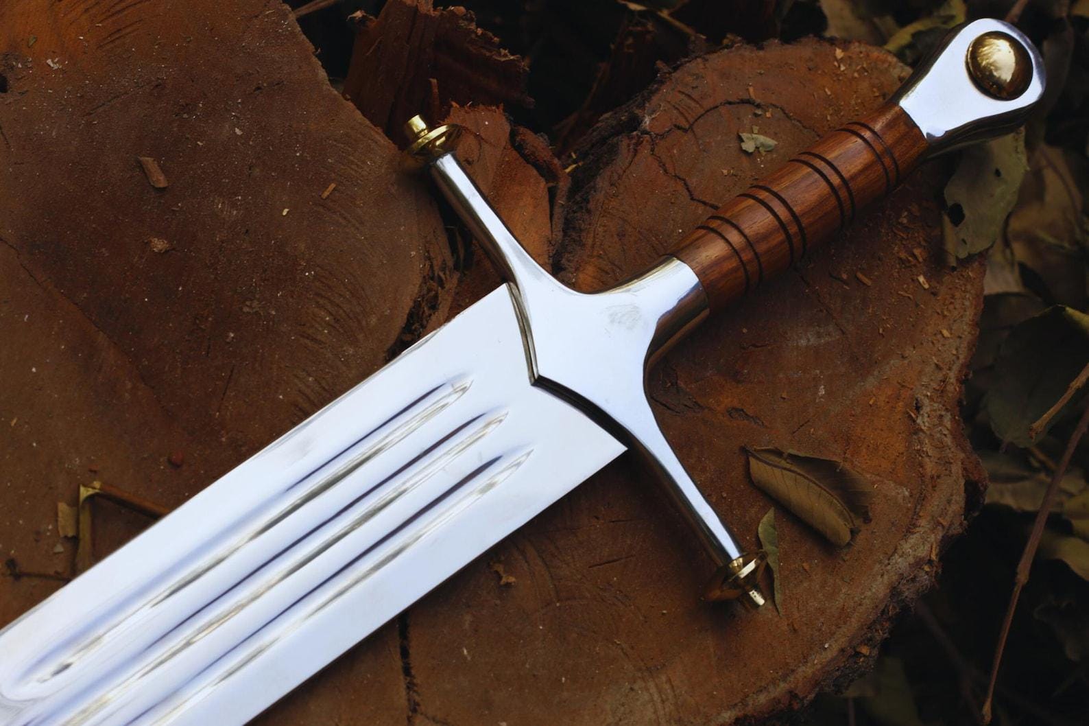 Hand-forged Excalibur Inspired Sword – Medieval Replica King Sword With ...