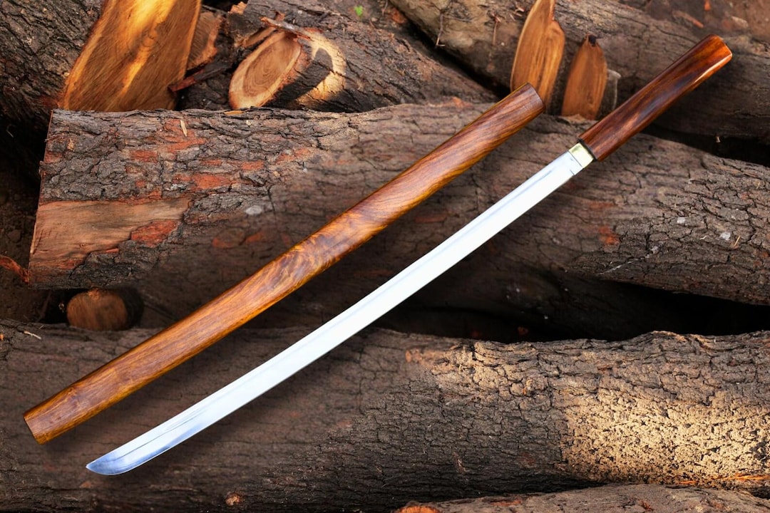 Hand-forged Shirasaya Tanto Sword – Full Tang Japanese Replica Blade ...
