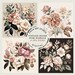Watercolor Flowers Digital Paper Vintage Flower Background Floral ...