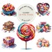 Candy Clipart Bundle, Birthday Candy Images, Candyland Clipart, Dessert ...