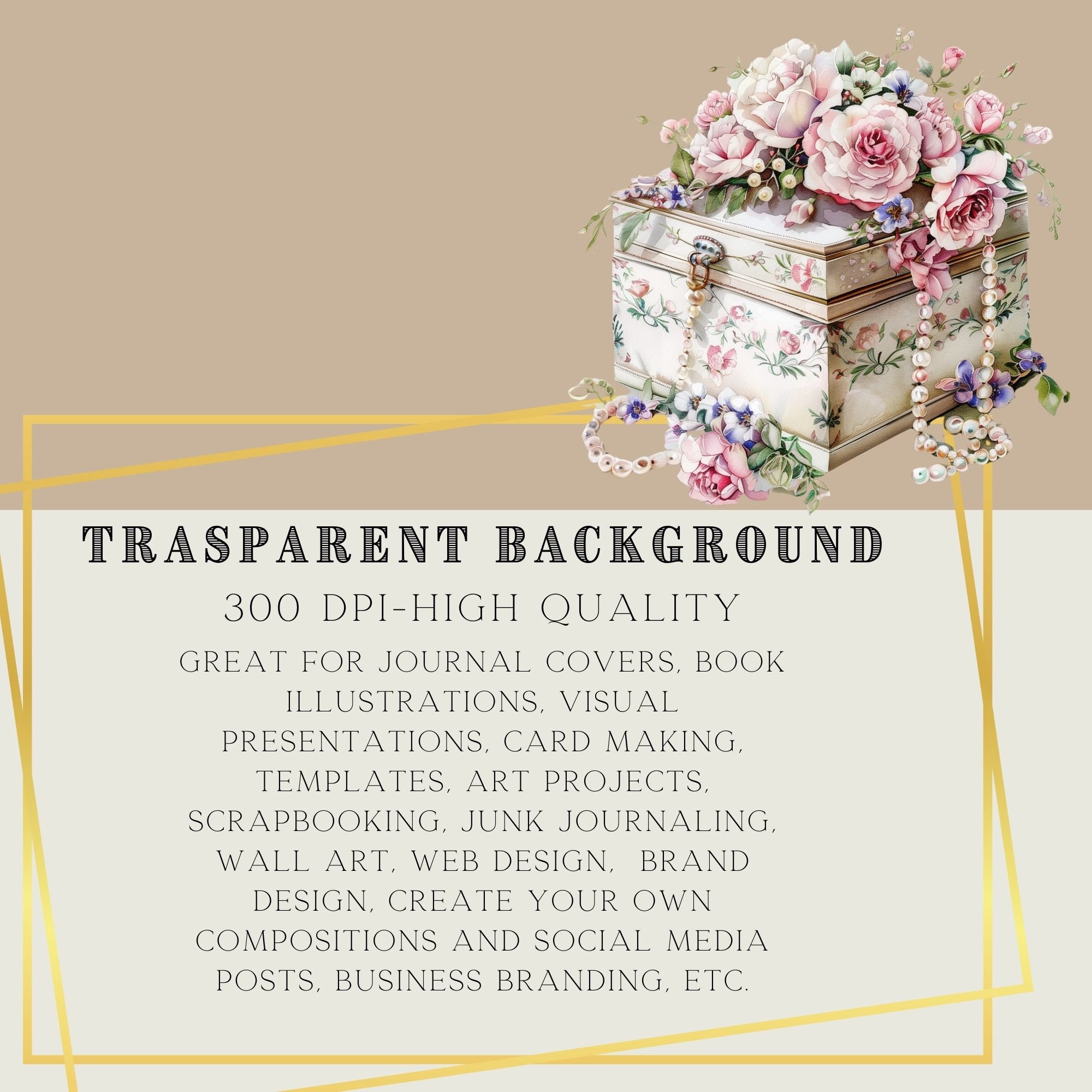 Jewelry Box Clipart, Watercolor Jewelry Clipart Bundle, Watercolor Clip ...