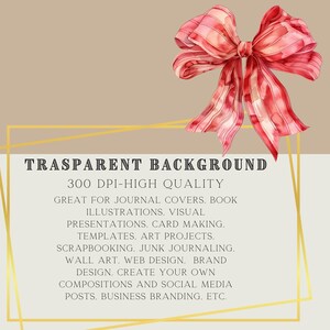 Red Bow Watercolor Clipart, Bow Illustration, Printable Graphics, Bow ...