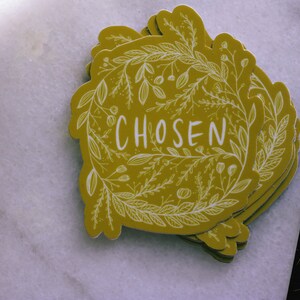 Chosen Vinyl Sticker | Etsy