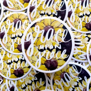 Grace Vinyl Sticker - Etsy