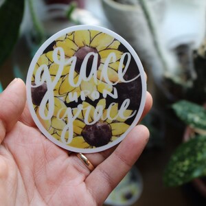 Grace Vinyl Sticker - Etsy