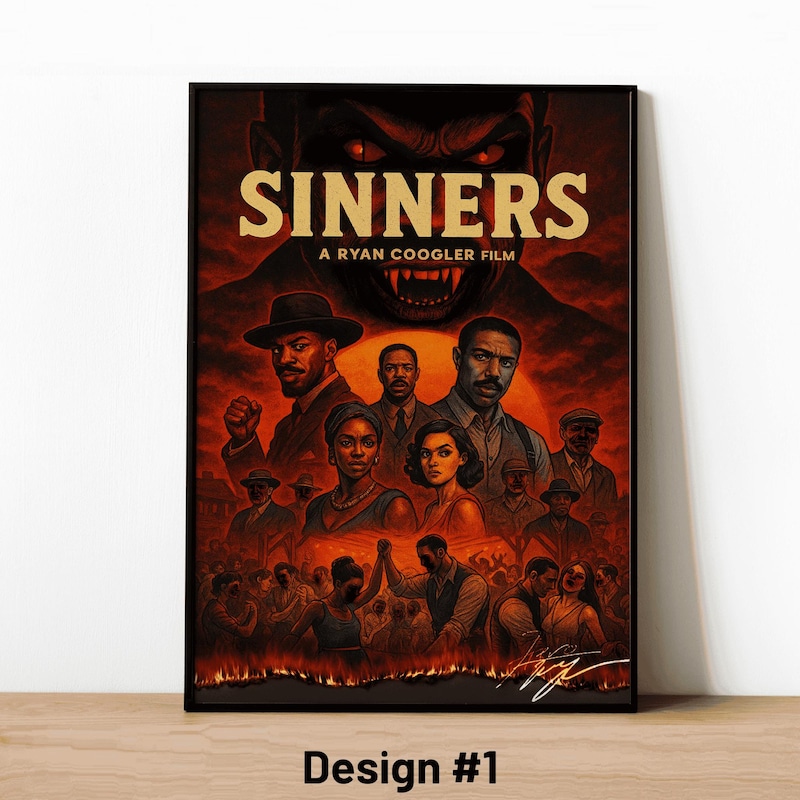 Sinners Movie [poster - Etsy