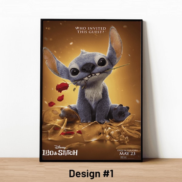 Stitch Poster - Etsy