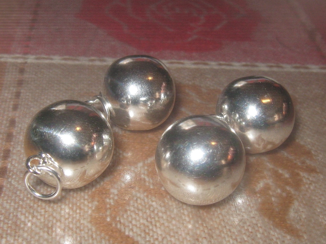 Wholesale Lot of 4 Harmony Balls 18MM Silver Tone Chime Pendants - Etsy
