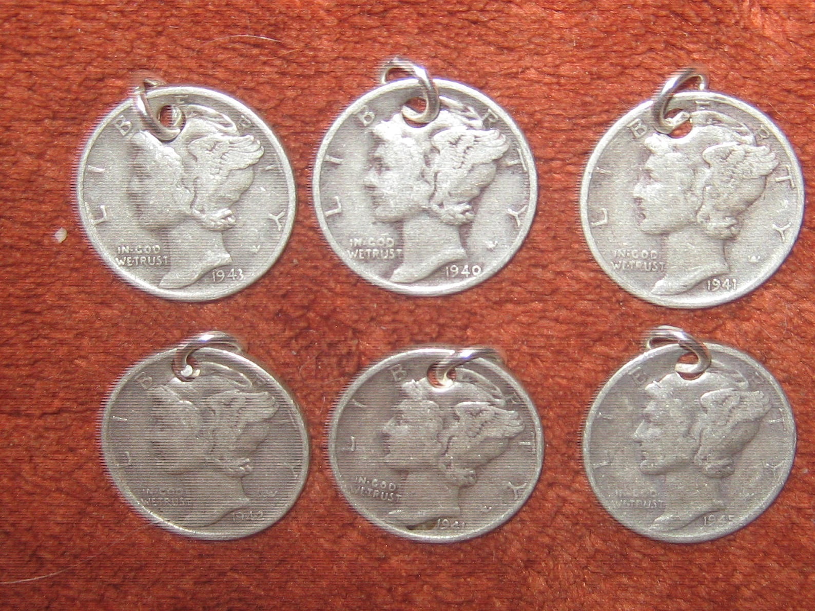 Wholesale Lot of 6 Vintage Silver Mercury Lady Liberty Dime - Etsy
