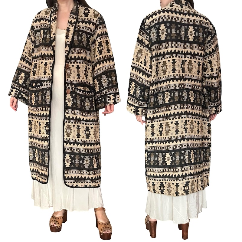 Vintage Tapestry Duster - Etsy UK