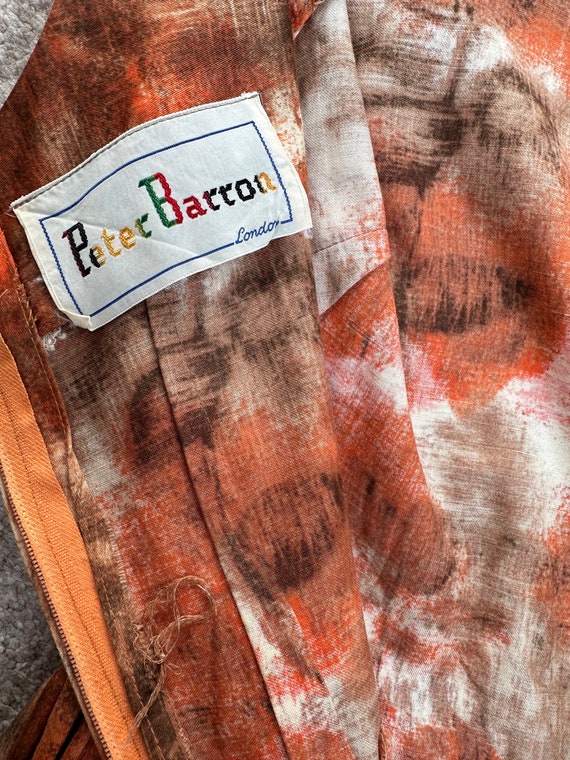 PETER BARRON Vintage 1960's Mid Century Abstract Prin… - Gem