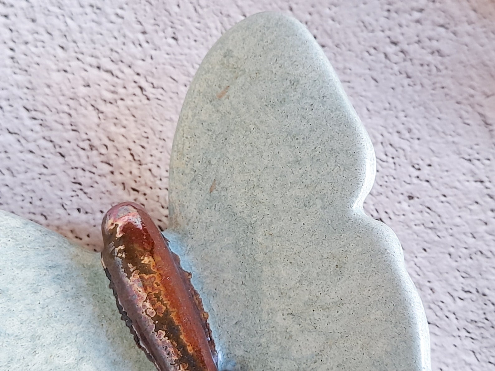 Set of 5 Ceramic Butterflies Wall Art, MINT and RED Butterflies ...