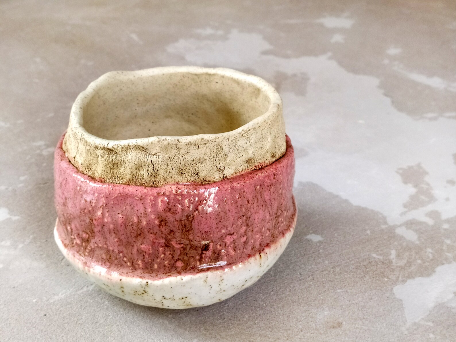 Ceramic Planter, Pink Ceramic Plant Pot, Handmade Pottery, Stoneware ...