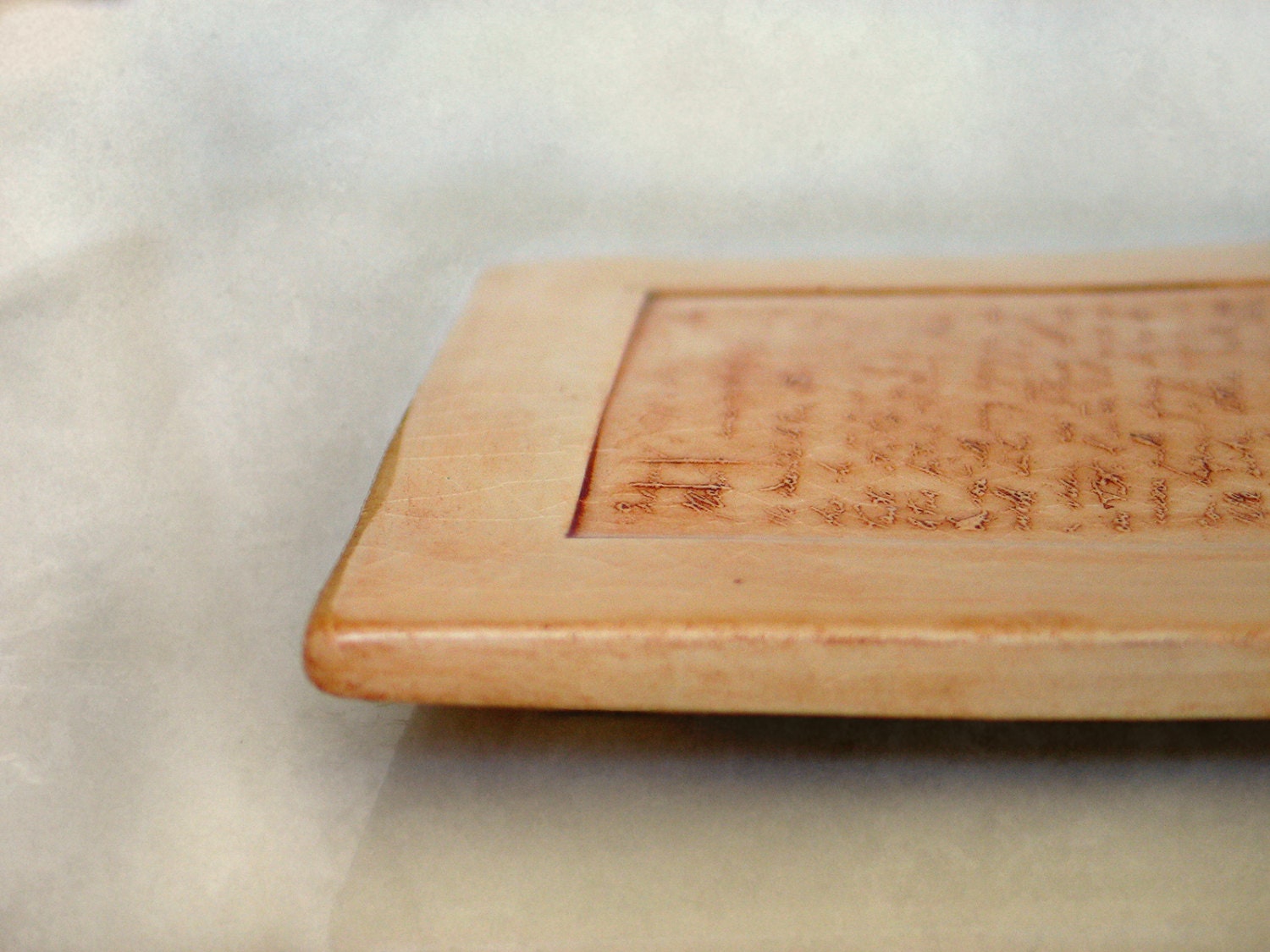 Ceramic Soap Dish Letter Soap Dish in Ivory Brown Color | Etsy